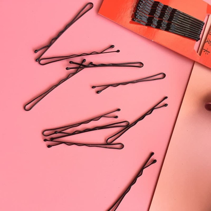 Jual SHP isi 10 hairpin bobby pin jepit rambut sanggul salon jepitan ...