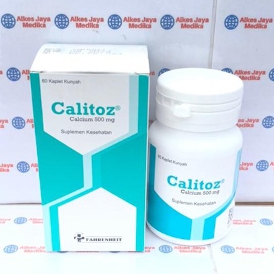 Jual CALOS Chewable 500 mg isi 60 tablet - Multivitamin Kalsium ...