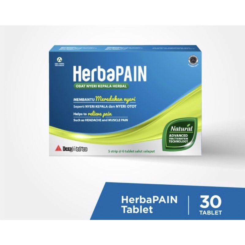 Jual Herbapain box 30 tablet ( herbal nyeri pinggang otot sendi ...