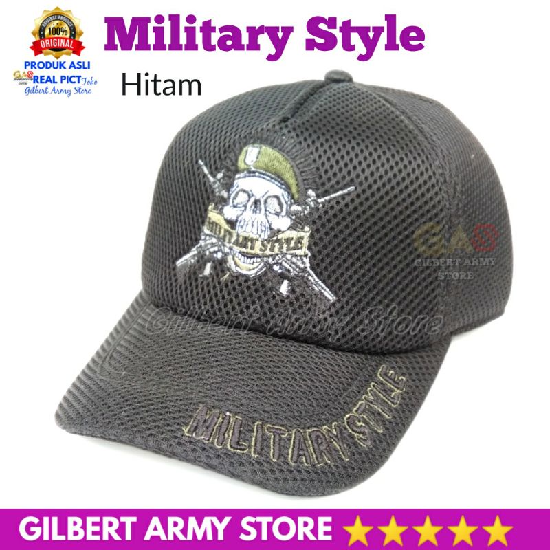 Jual Topi Pria Military Style Murah Jaring - Gilbert Army Store-Topi ...