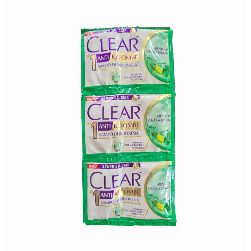 Jual Shampo CLEAR Sachet 1 Renceng isi 12x9ml | Shopee Indonesia