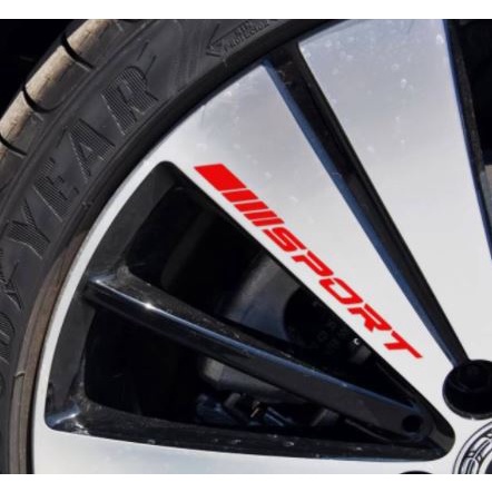 Jual Stiker Velg Mobil List Sport Universal 1set=4pcs | Shopee Indonesia