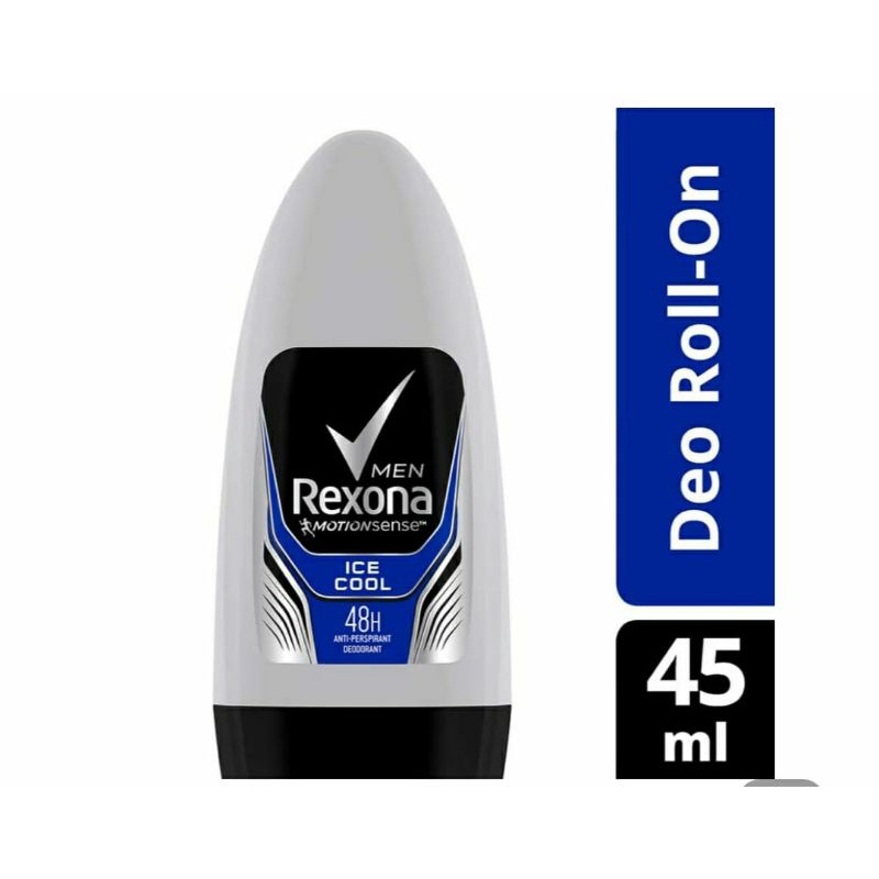 Jual Rexona Men Deodorant Roll On Ice Cool 45 ml | Shopee Indonesia