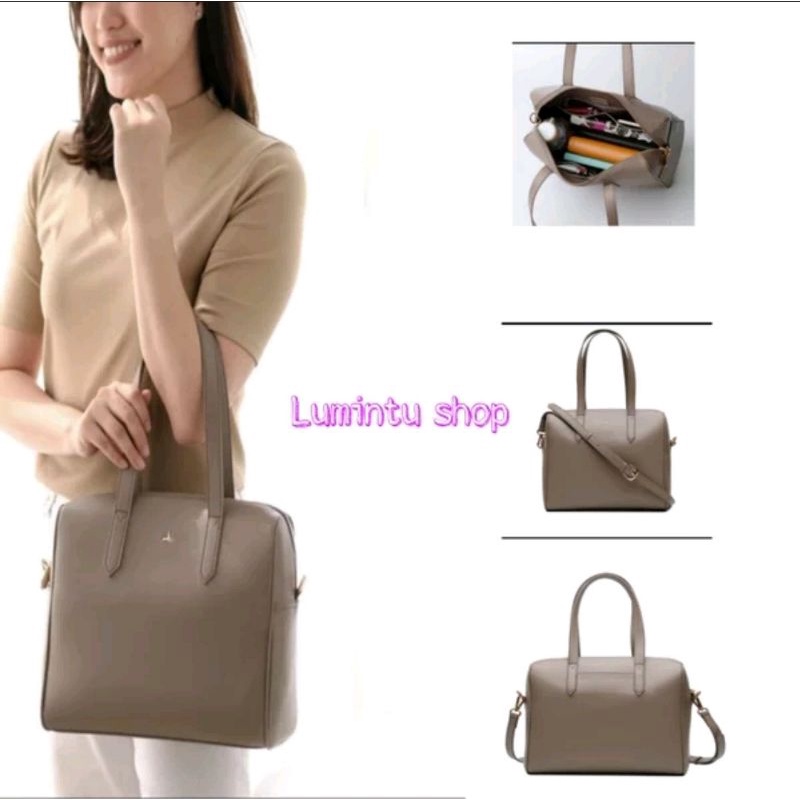 Jual Tas wanita Povilo seina shoulder bag taupe | Shopee Indonesia