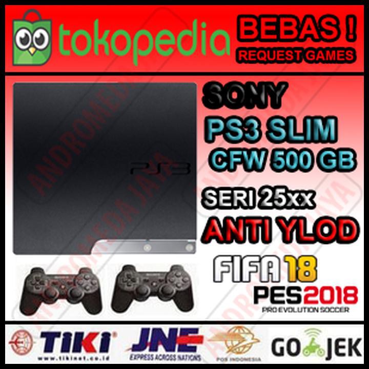 Jual PS3 Slim 500GB CFW Seri 25XX TERBAIK | Shopee Indonesia