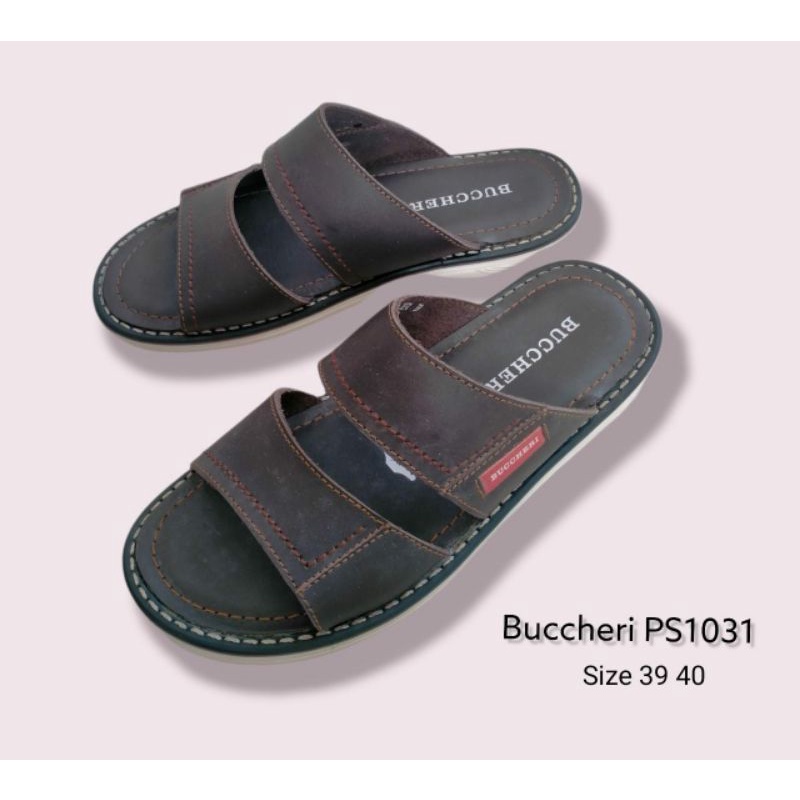 Jual SANDAL PRIA BUCCHERI ORIGINAL DARI COUNTER BUCCHERI | Shopee Indonesia