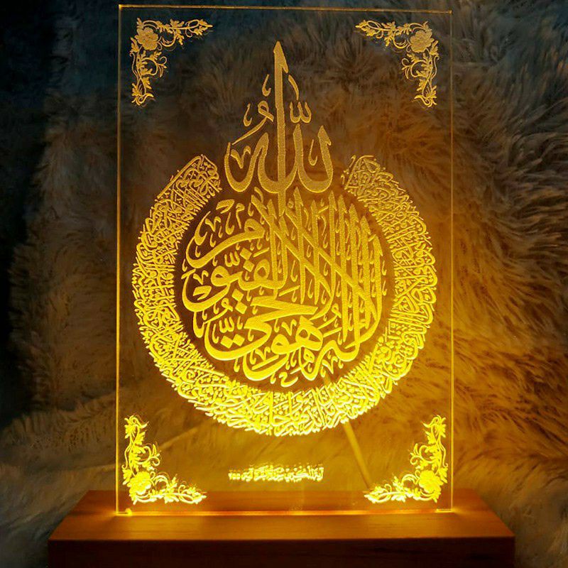 Jual Lampu LED Kaligrafi 3D Kaca Acrylic Transparan Hiasan Pajangan ...