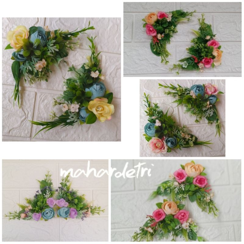 Jual Rangkaian Bunga Sudut Besar (sudah dapet 2 kanan kiri) untuk bahan ...