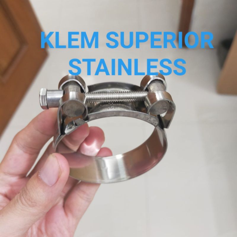 Jual Klem Superior HEAVY DUTY SS304 TEBAL 1.2MM Size 1in(32-35) Sampai ...