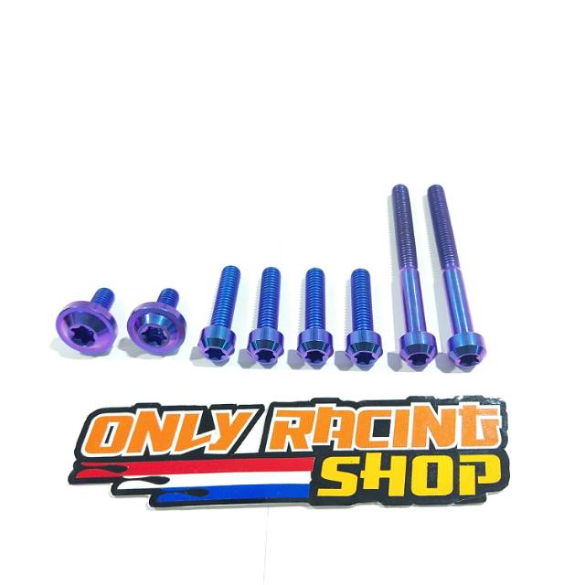 Jual BAUT TITANIUM ORIGINAL PAKETAN CVT BAK MIO DAN FINO | Shopee Indonesia