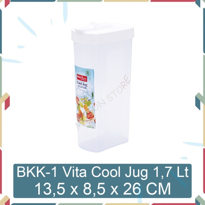 Jual MICTON Lion Star Basic Home BKK-1 Vita Cool Jug 1,7 Liter Pitcher 4 | Shopee Indonesia