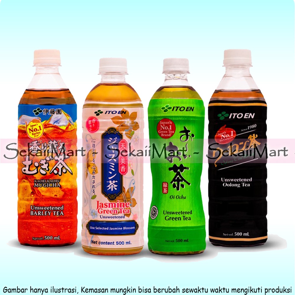 Jual ITO EN Teh Botol 500mL Bebas Gula - Green Tea Ocha / Jasmine ...