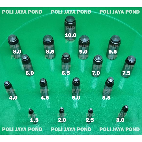 Jual MIN 5PCS setiap 1 size! Mata Plong Per ukuran 1 mm - 4.5 mm ...