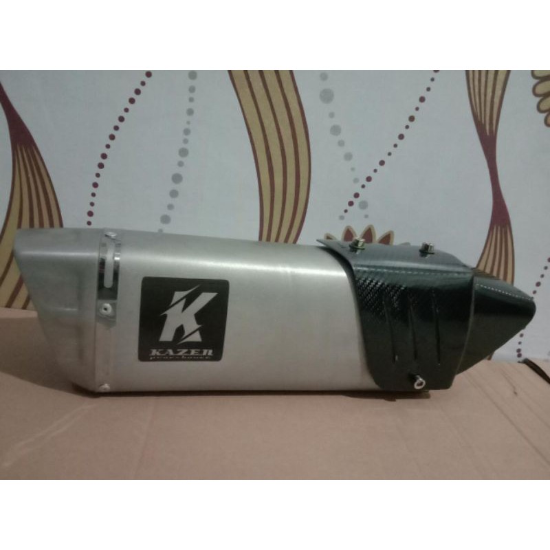Jual SILINCER KAZEN PROEXHAUST TIPE STEGO + COVER SS | Shopee Indonesia