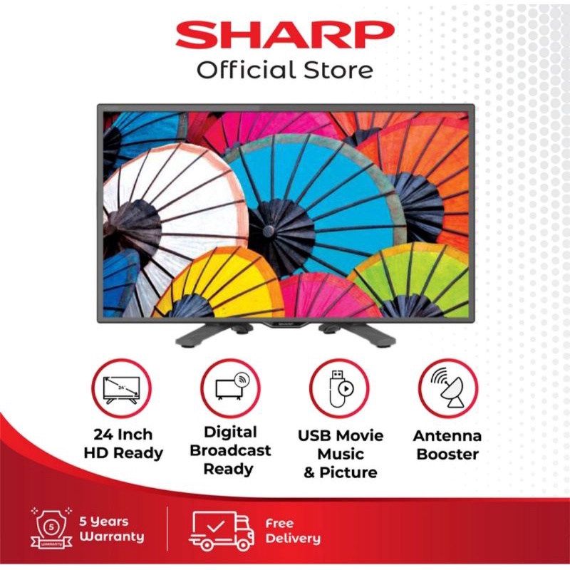 Jual SHARP LED TV 24 Inch HD Digital - 2T-C24DC1i | Shopee Indonesia