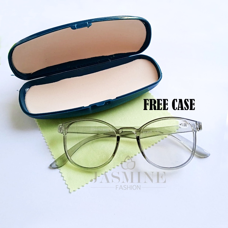 Jual Kacamata Baca Plus 2 Fungsi Frame Clear Dobel Baca Dan Jalan Untuk ...