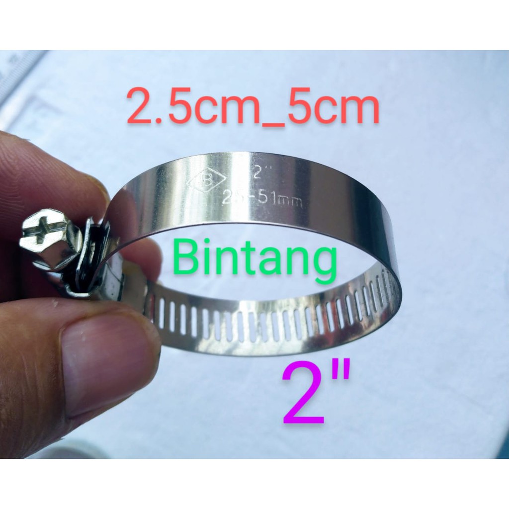 Jual klem selang 2" klem slang 2 inch Taiwan | Shopee Indonesia