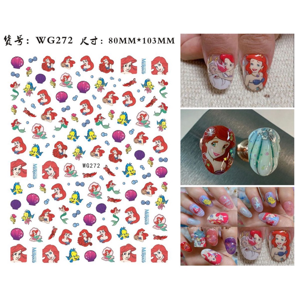 Jual Pretty Mermaid Princess Ariel Flounder Sebastian Shell Fish Bubble ...