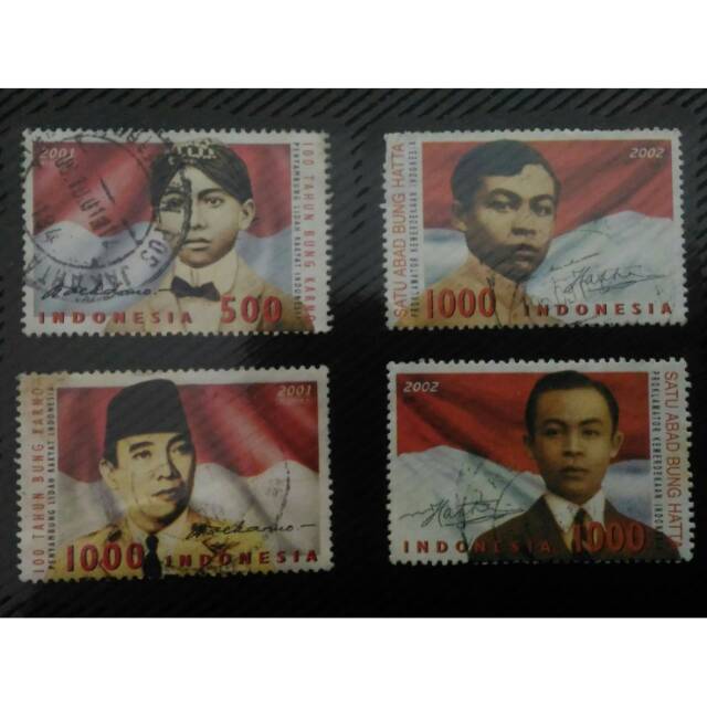 Jual Perangko Indonesia Seri 'Seratus Tahun Bung Karno dan Satu Abad ...