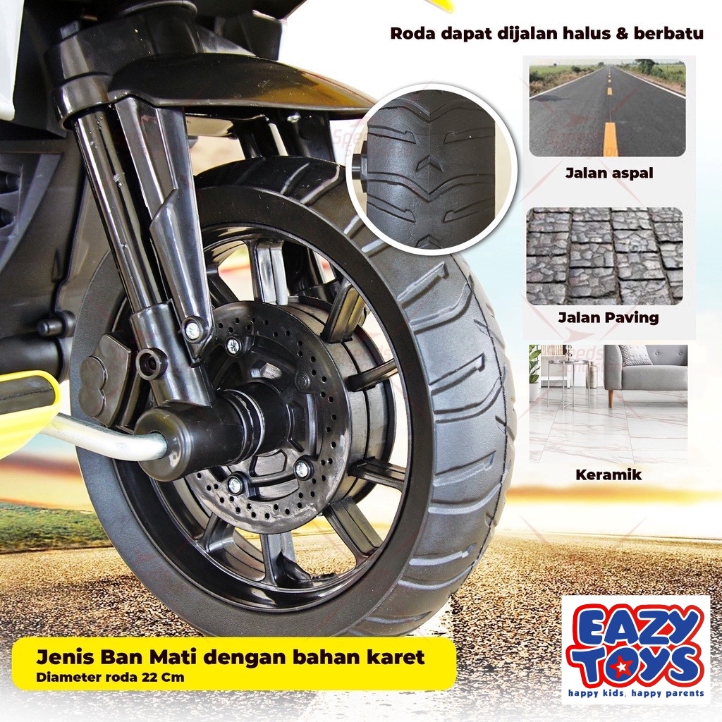 Jual Sepeda Anak Roda 3 Tricycle M888A dan Motor Aki Anak PMB TYPE R ...