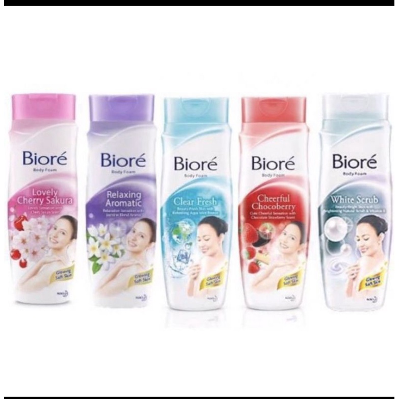 Jual Biore Body Foam Botol 100ml/250 ml Biore Sabun Cair Original ...