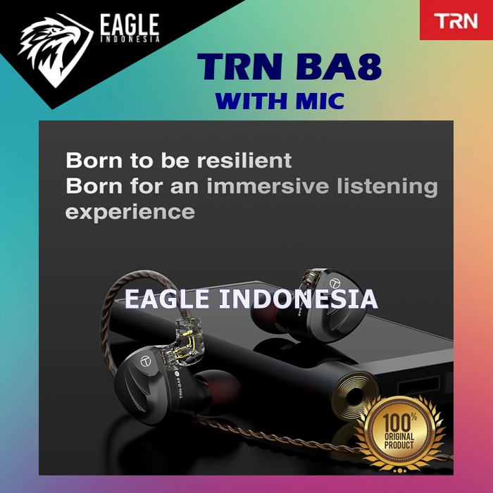 Jual TRN BA8 16BA Driver 18 Balanced Amartur In Ear Monitor With QDC Cable | Shopee Indonesia