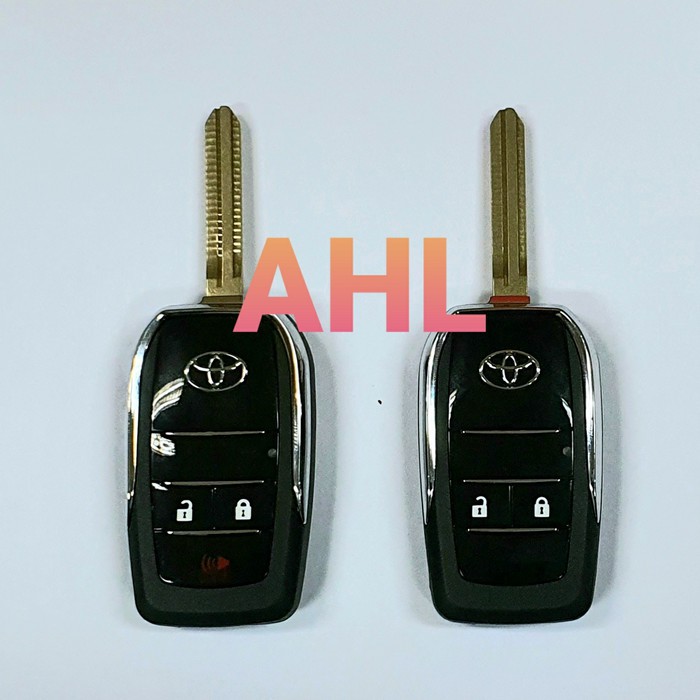 Jual Casing Kunci Lipat Flip Key Toyota Innova Fortuner Hilux 3 Tombol ...