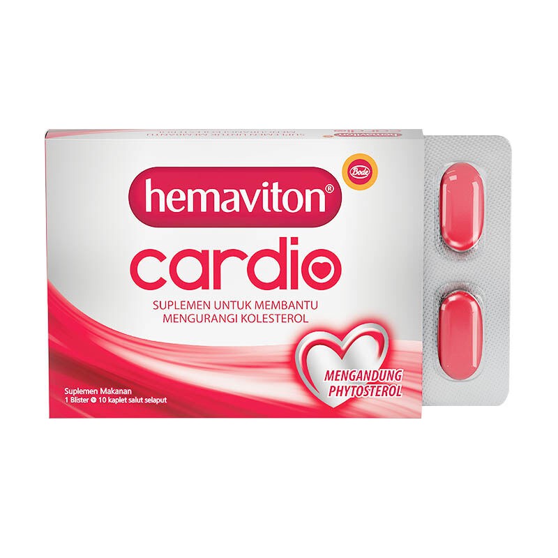 Jual HEMAVITON Cardio Botol 10 Tablet - Obat Suplemen Kolesterol ...