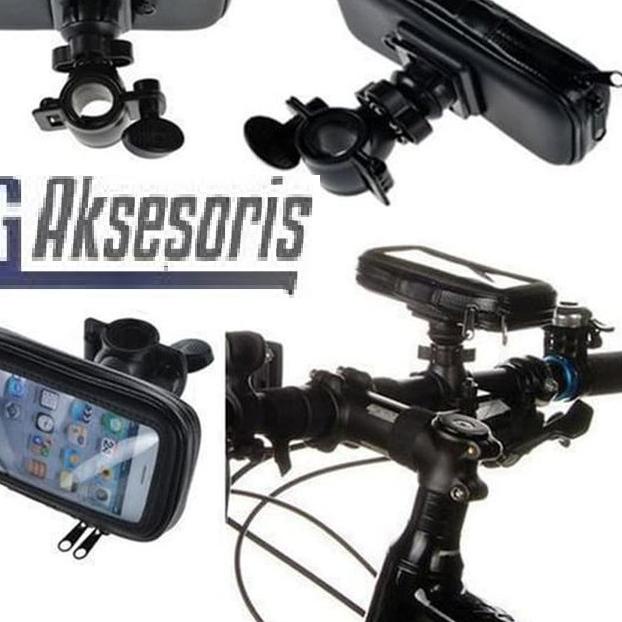 Jual Model Baru HOLDER STANG MOTOR / SEPEDA Waterproof / UNIVERSAL MOUNT HP | Shopee Indonesia