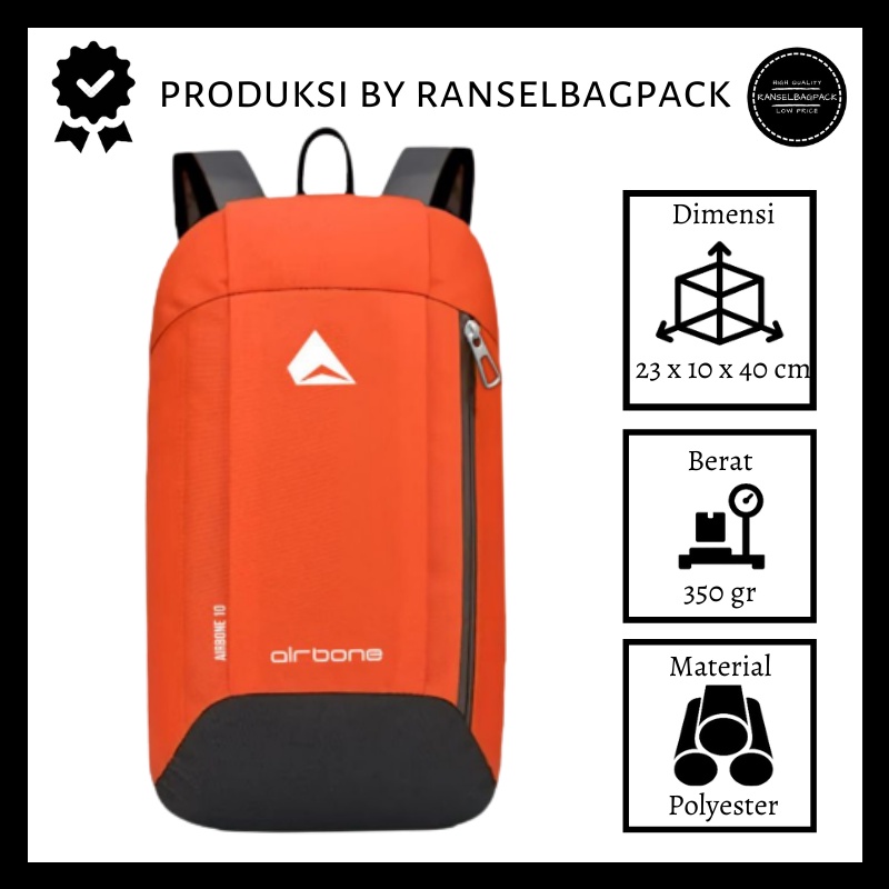 Jual Tas Ransel Sepeda Backpack berukuran kecil Tas Pria Wanita Sekolah Jalan jalan | Shopee ...