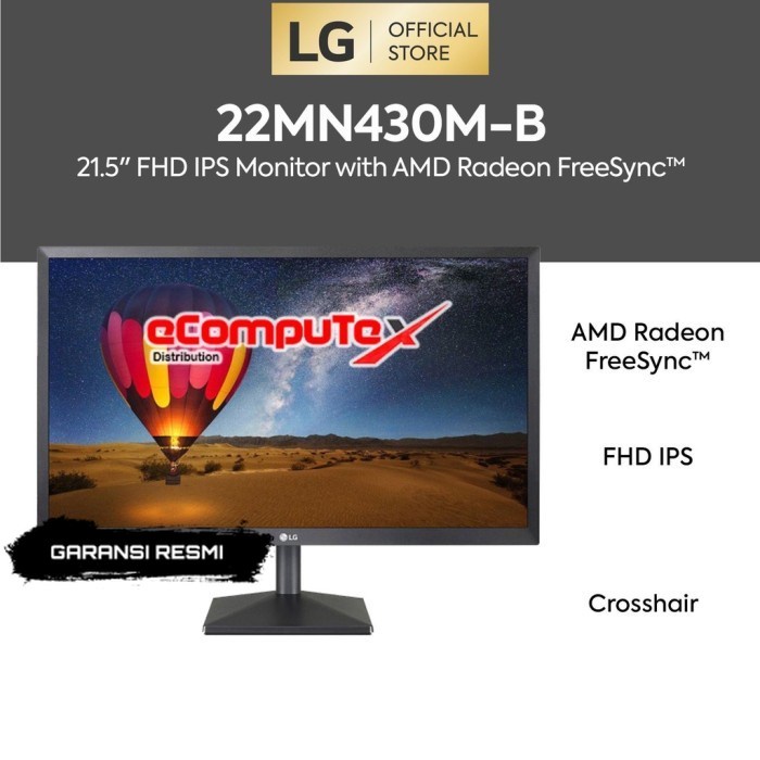 Jual MONITOR LG 21.5" 22MN430M - B / 22MN430 IPS FULL HD 21.5 " 22 INCH ...
