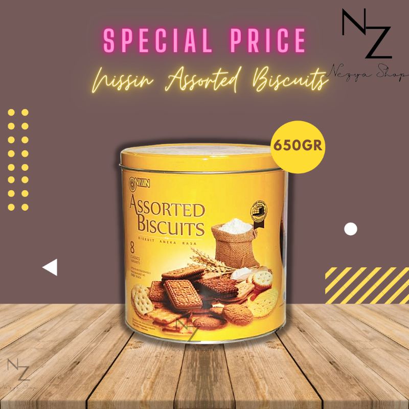Jual NISSIN ASSORTED BISCUITS KALENG 650GR | Shopee Indonesia