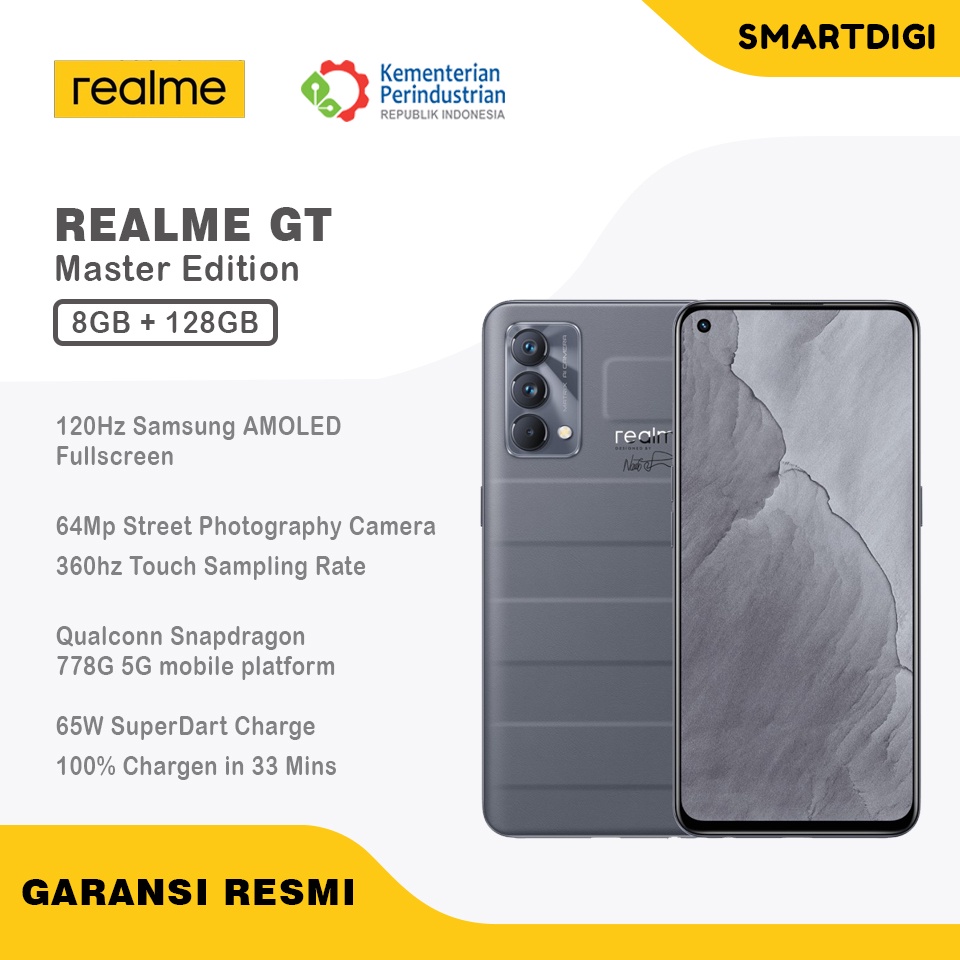 Jual REALME GT MASTER EDITION 5G 8/128GB (Garansi Resmi) | Shopee Indonesia