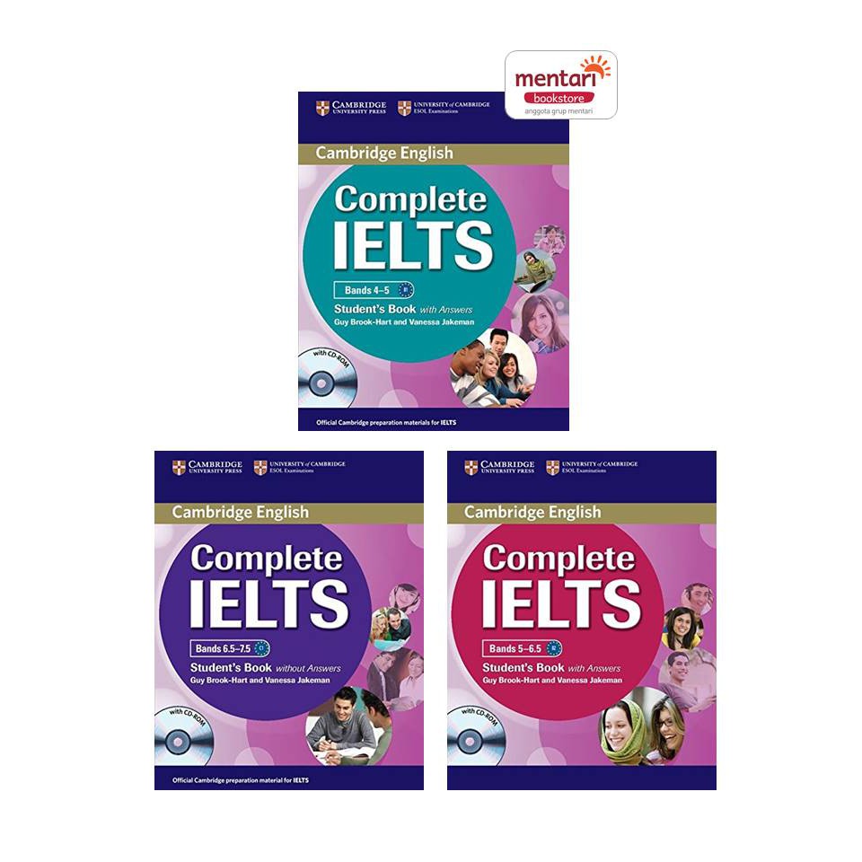 Jual Complete IELTS with Answers w/CDROM | Buku Ujian | Shopee Indonesia
