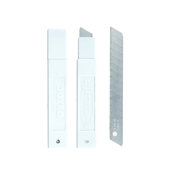 Jual Isi Cutter Joyko A-100 / Isi Cutter Kecil / 1 Tube 5 Pcs | Shopee ...