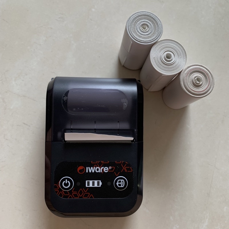 Jual !!MURAH!! PRINTER THERMAL IWARE MP- 58BC + ISI 16 ROLL (STIKER ...