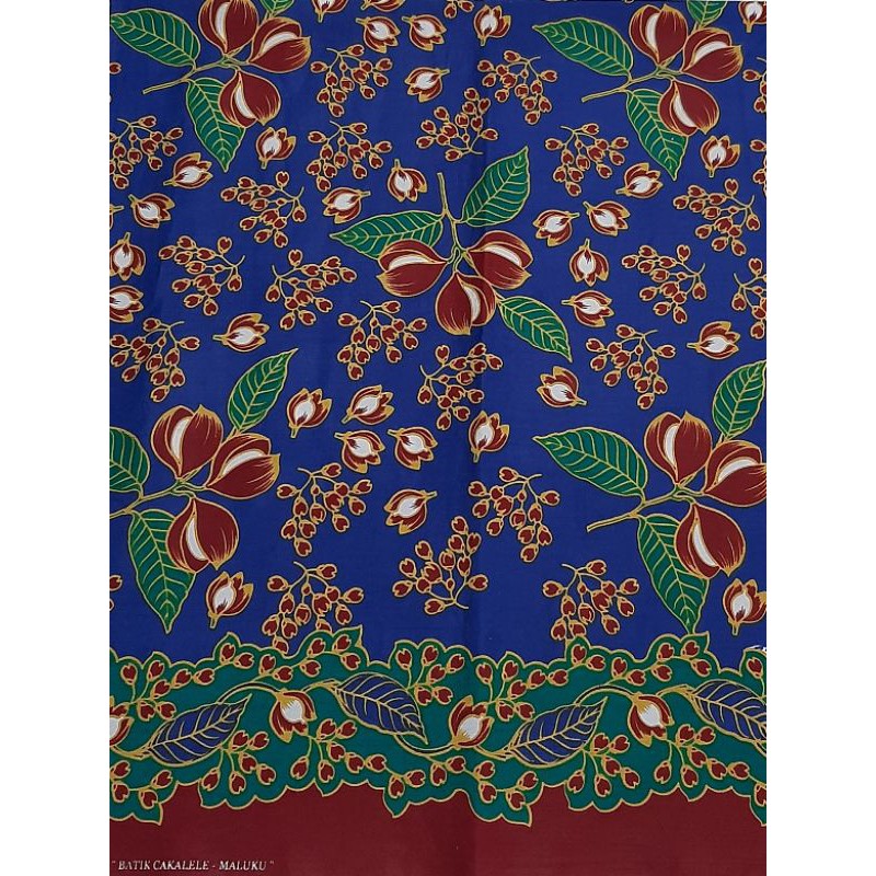 Jual Kain Batik Maluku Motif Buah Pala | Shopee Indonesia