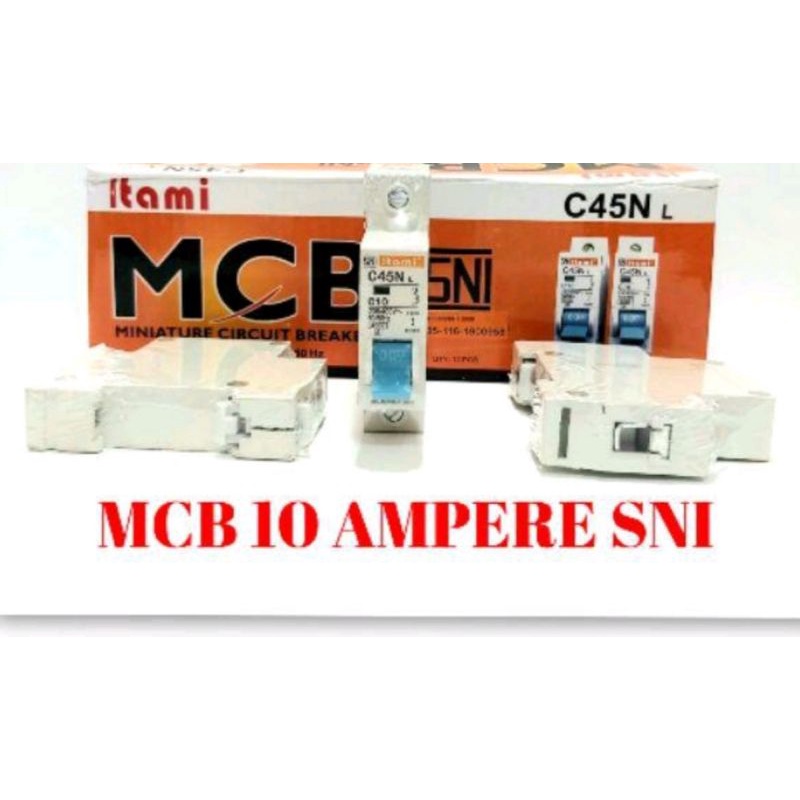 Jual MCB C45N-L ITAMI TERSEDIA LED INDIKATOR | Shopee Indonesia