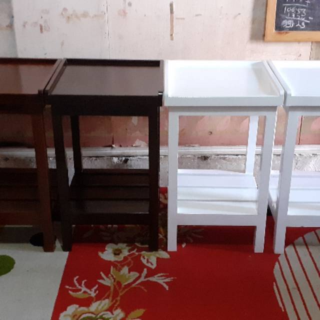 Jual Meja dispenser kayu jati belanda meja serba guna ukuran pjg 35 x ...