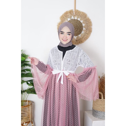 Jual Outer Vania brukat/Vania outer/outer burkat/outer tila/kardi ...