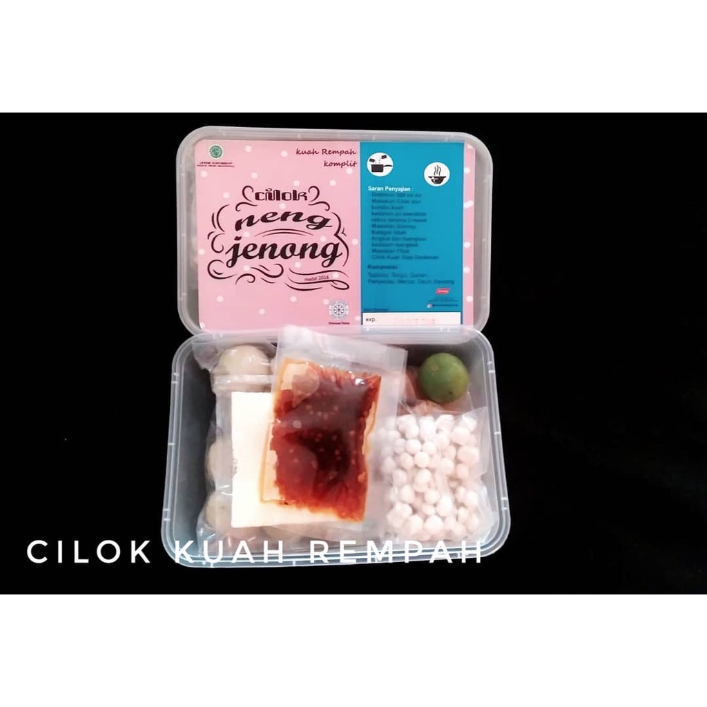 Jual CILOK NENG JENONG KUAH REMPAH KOMPLIT ISI JANDO DAN CINGCANG AYAM COCOK UNTUK CEMILAN DAN ...