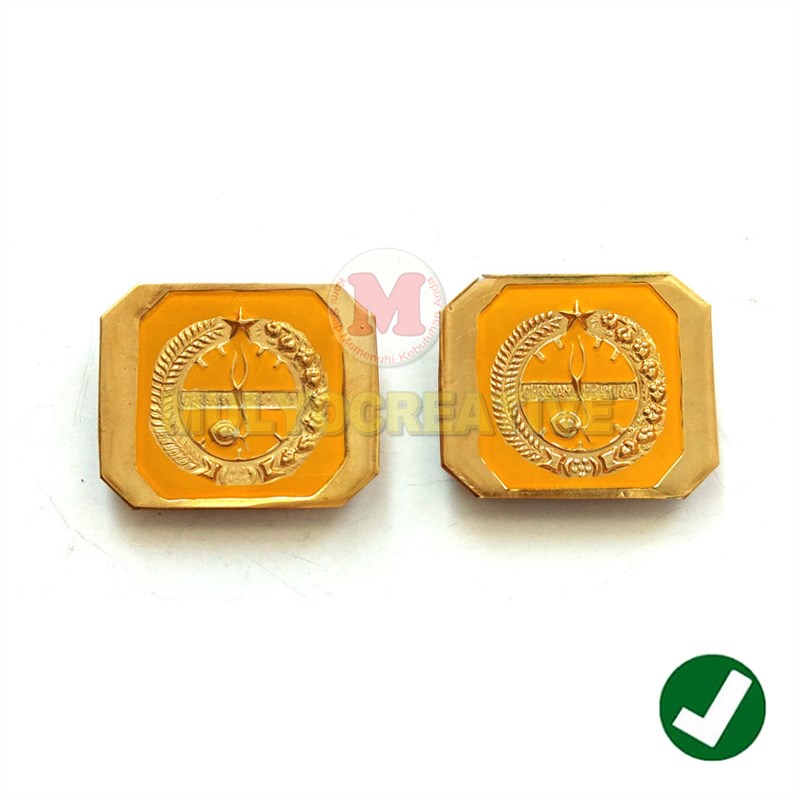 Jual Emblem Pramuka Emblem Tanda Topi Penegak Putra Warna Kuning ...