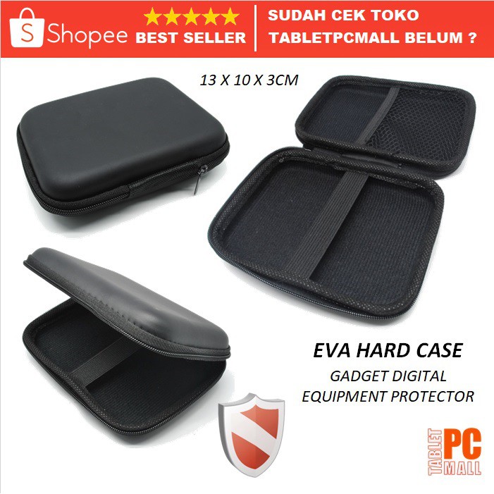Jual Hard Disk Case EVA Shockproof Pouch Bag / Powerbank Case | Shopee ...