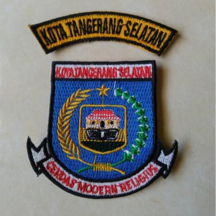 Jual Atribut | Badge/Logo Bordir Kota Tangerang Selatan (1Set) | Shopee ...
