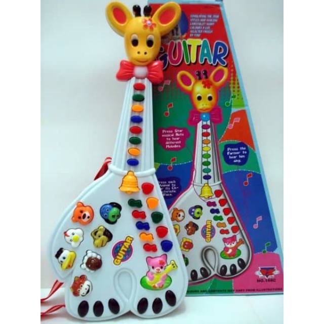 Jual MAINAN GITAR ANAK MUSICAL GUITAR KIDS MUSICAL INSTRUMENT GITAR ...