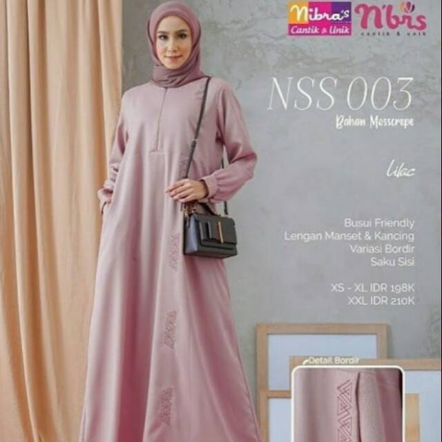 Jual Nibras nss 003 lilac | Shopee Indonesia