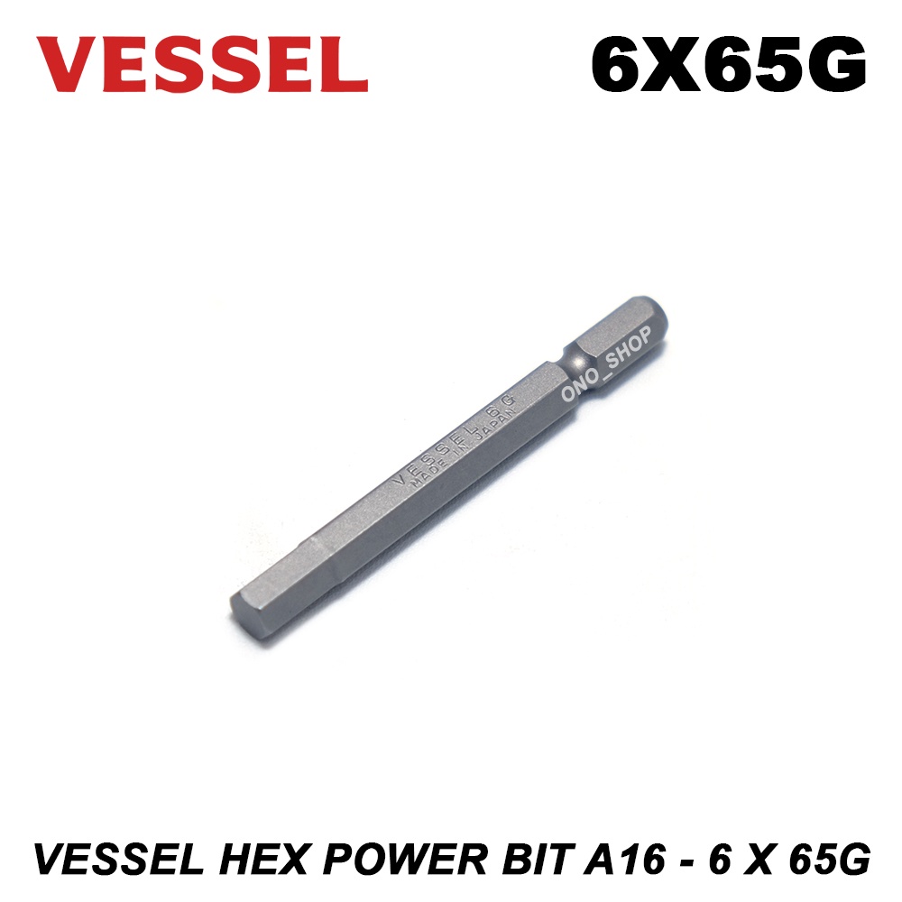 Jual Vessel Hex Power Bit A16 - Mata Hexagonal - Made in Japan | Shopee ...