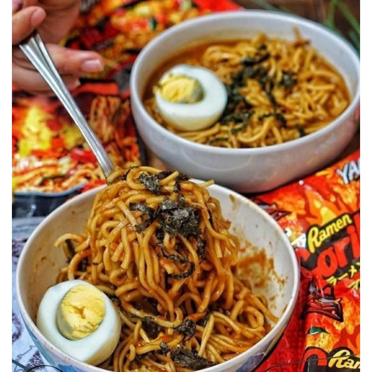 Jual Ramen Goreng & Kuah Pedas level 1,3 (Gorilla) | Shopee Indonesia