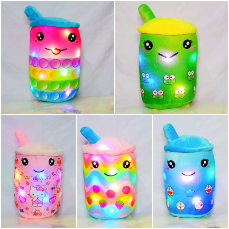 Jual Boneka boba led karakter doraemon//boneka boba karakter keropi ...