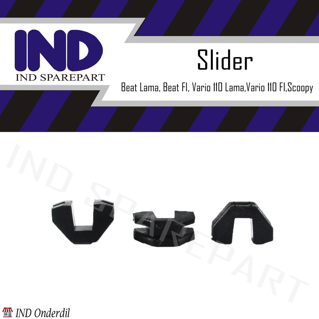 Jual Klip Slider-Slide Tutup Rumah Roller Set Beat Lama/Beat FI/Vario ...